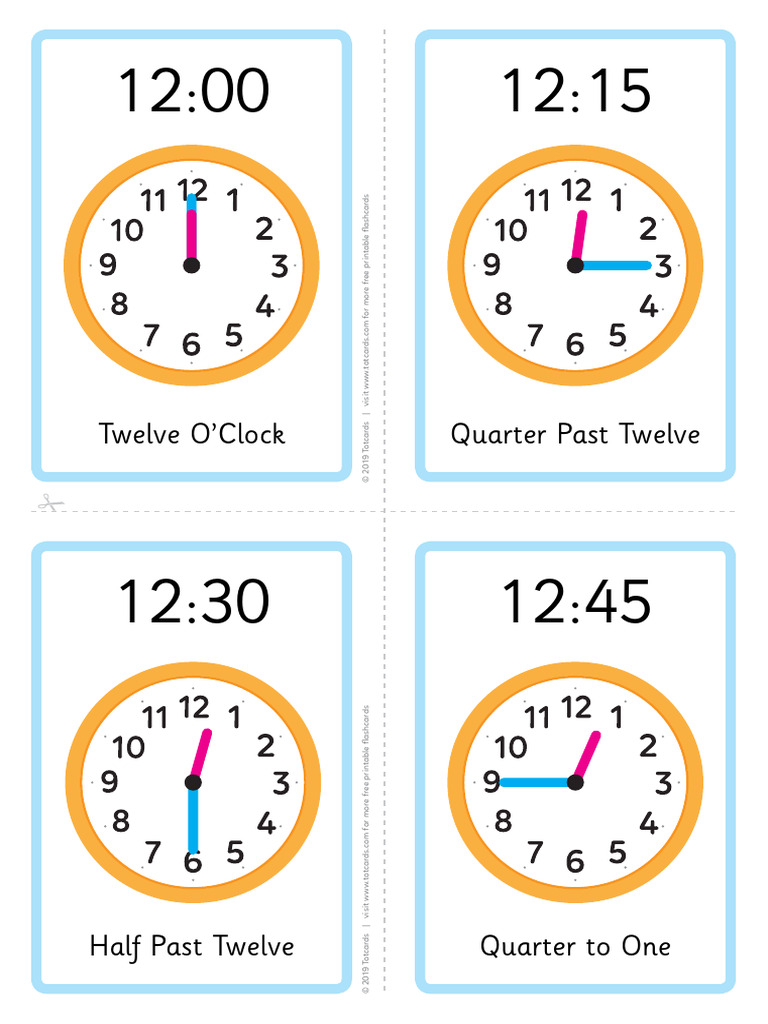 Free Time Flashcards | PDF