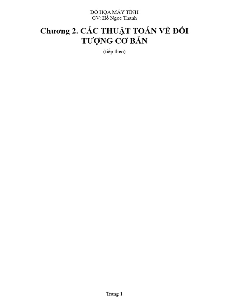 DHMT - 3 - Ve Doi Tuong Co Ban (Tiep Theo) - HVHK - Thanh - 2023 | PDF