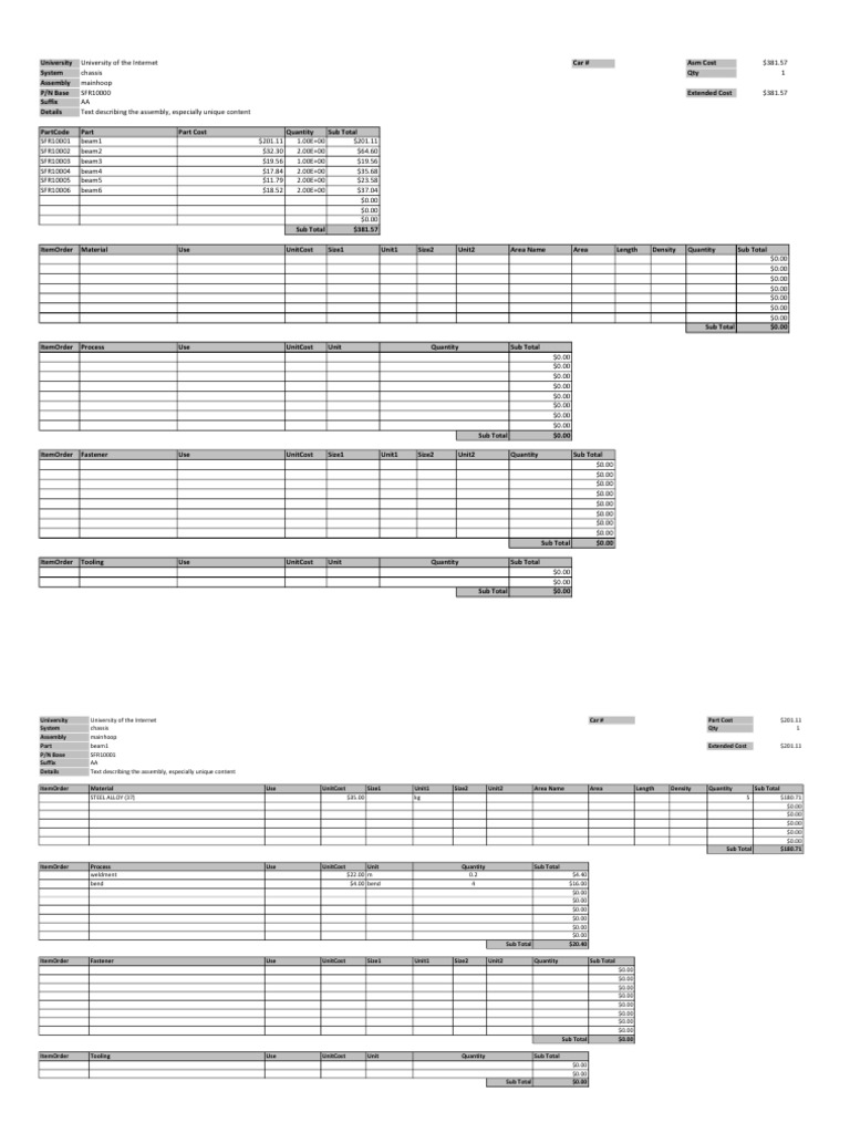 Chassis DBR | PDF | Steel | Alloy