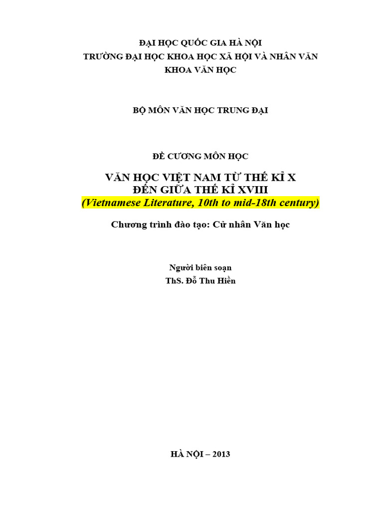 Lit3005 - VHVH TK X-Xviii | PDF