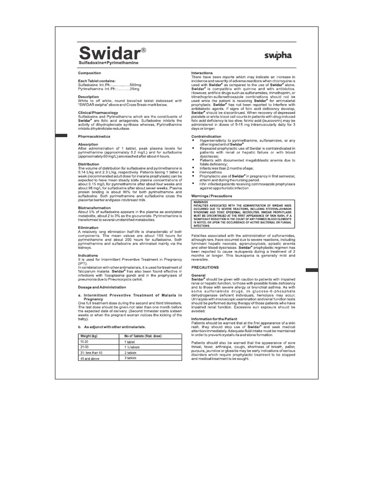 Swidar Leaflet | PDF