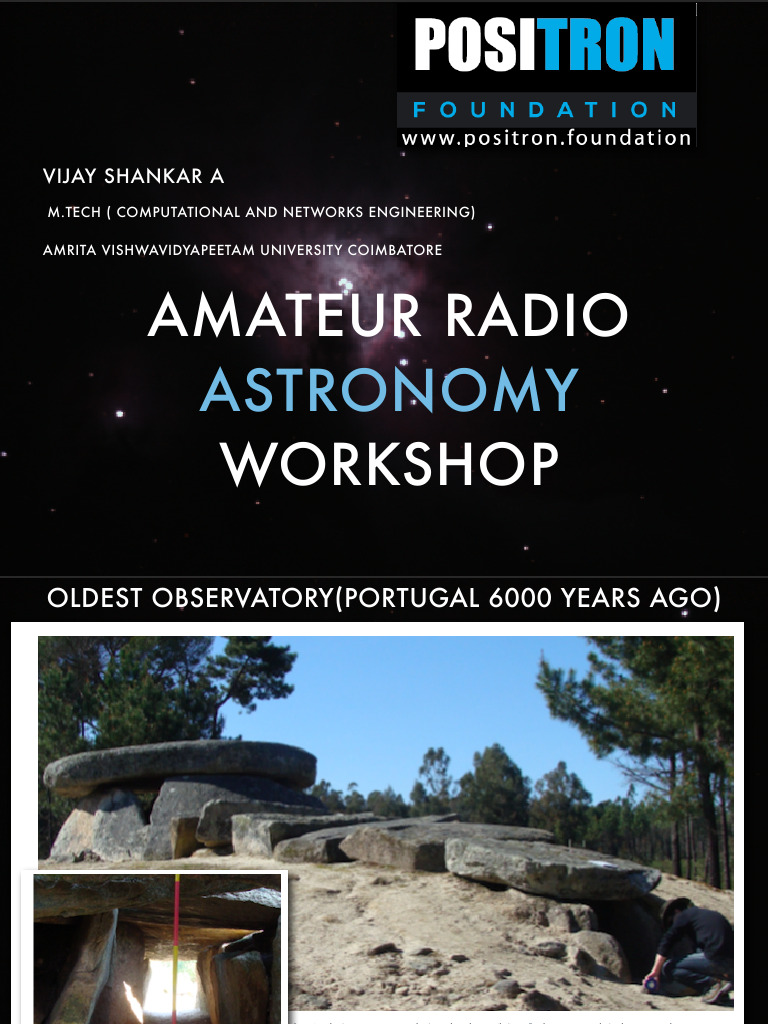 Radio_Astronomy_WORKSHOP_PRESENTATION | PDF | Cosmic Microwave ...