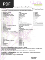 Exames Laboratoriais para Nutricionistas | PDF | Alanina transaminase | Biofísica Molecular