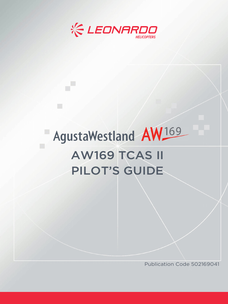 Aw169 Tcas Ii Pilot'S Guide: Publication Code 502169041 | PDF ...
