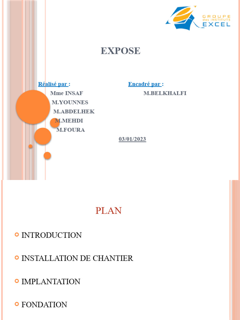 Expose | PDF | Fondation (construction)