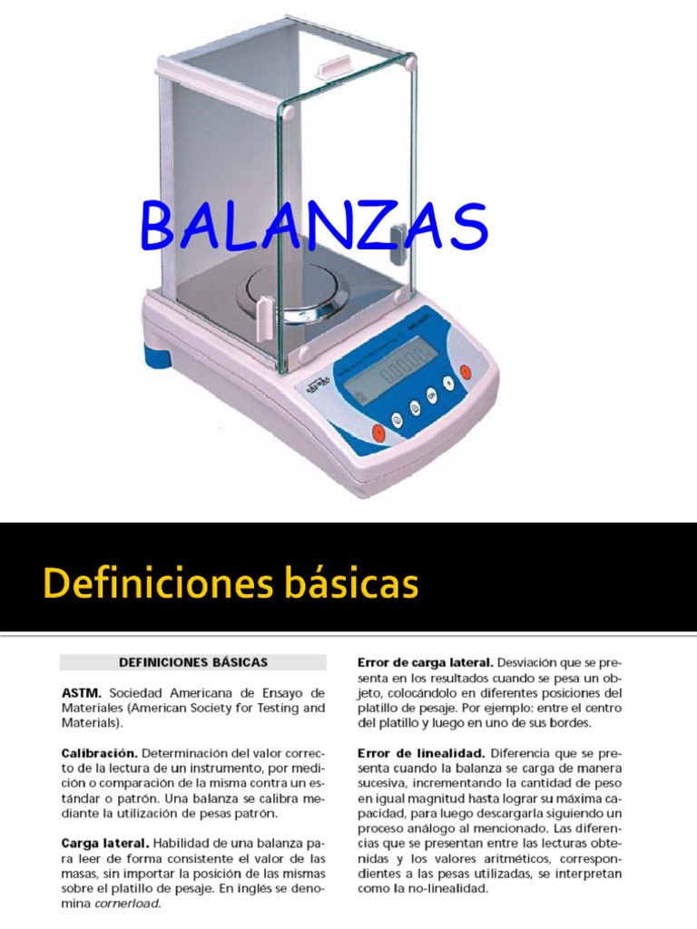 Balanzas 2009 | PDF | Balanza | Masa