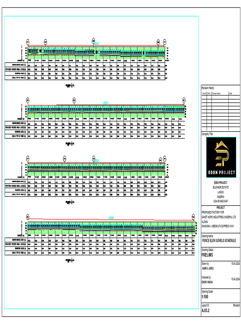 07.fence Elevation & Schedule | PDF