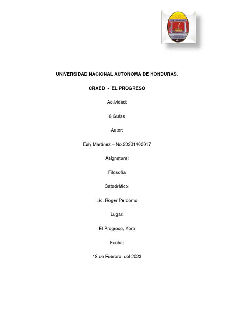 Esly Martinez-8 Guias | PDF | Empirismo | marxismo