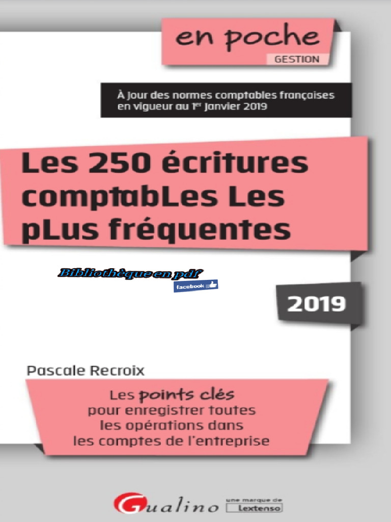 250 Ecritures Comptable | PDF