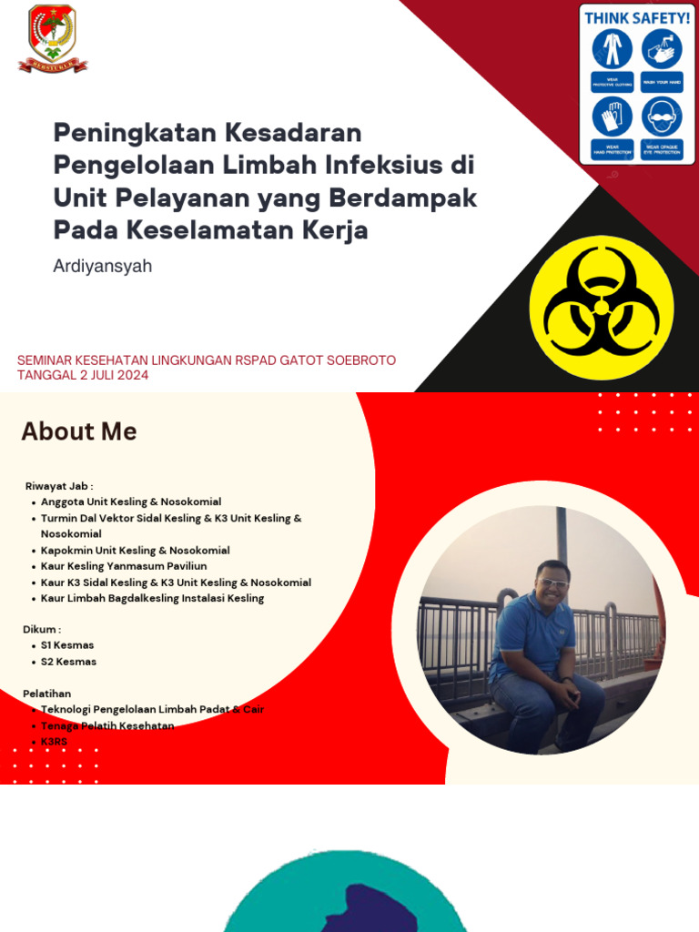 Peningkatan Kesadaran Pengelolaan Limbah Infeksius | PDF | Kesehatan Holistik | Sains & Matematika