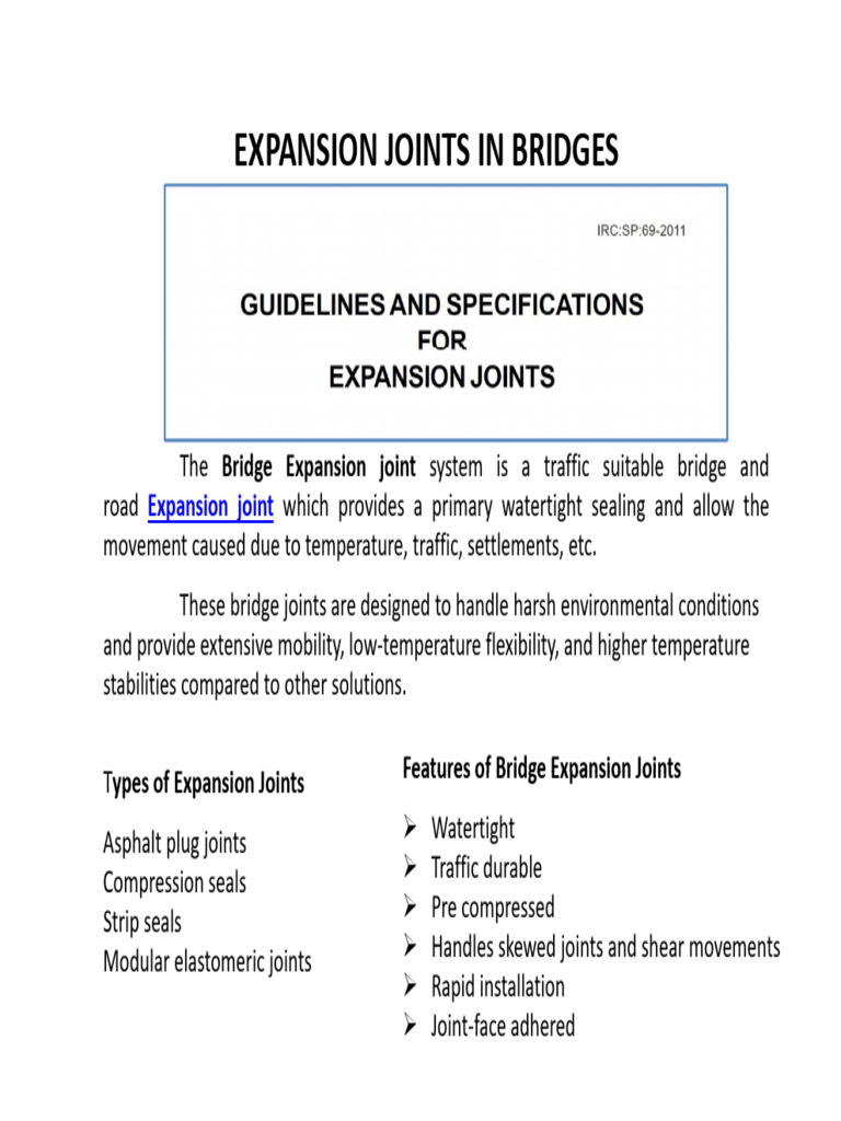 Expansion Joints | PDF | Structural Engineering | Mechanical Engineering