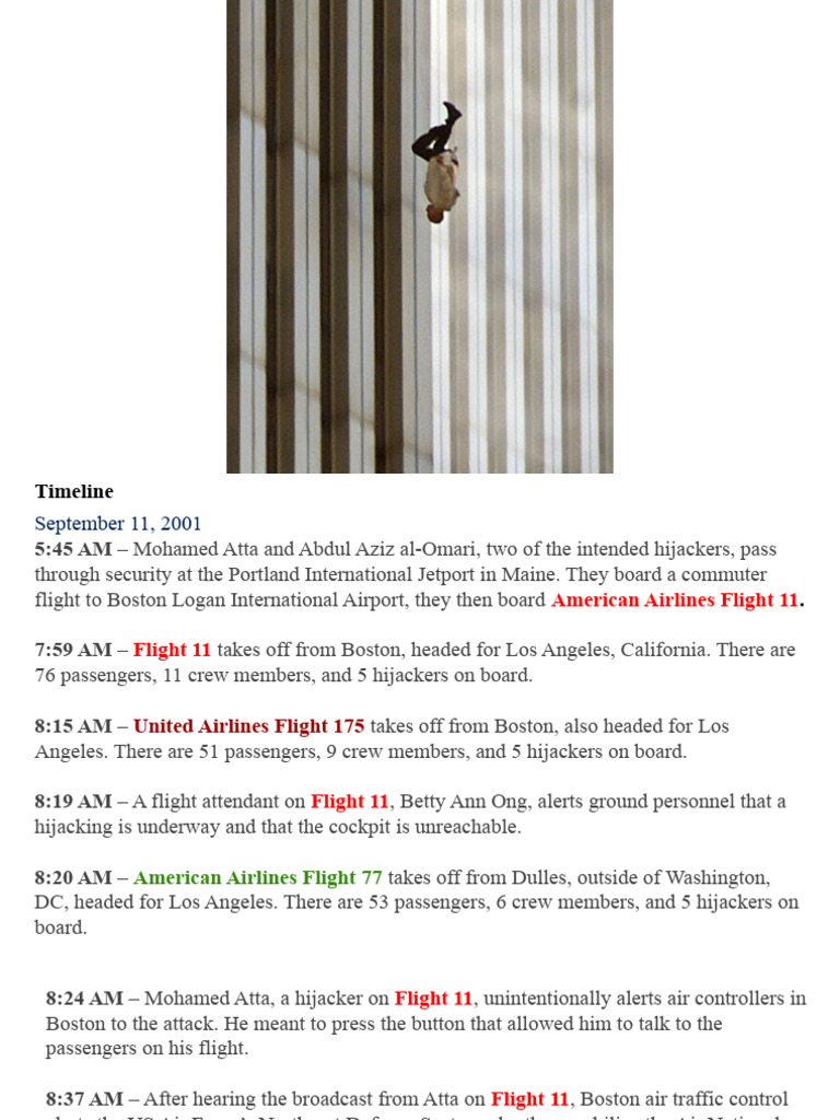 Lesson On 9/11 With Analysis of A Press Photograph | PDF | American ...