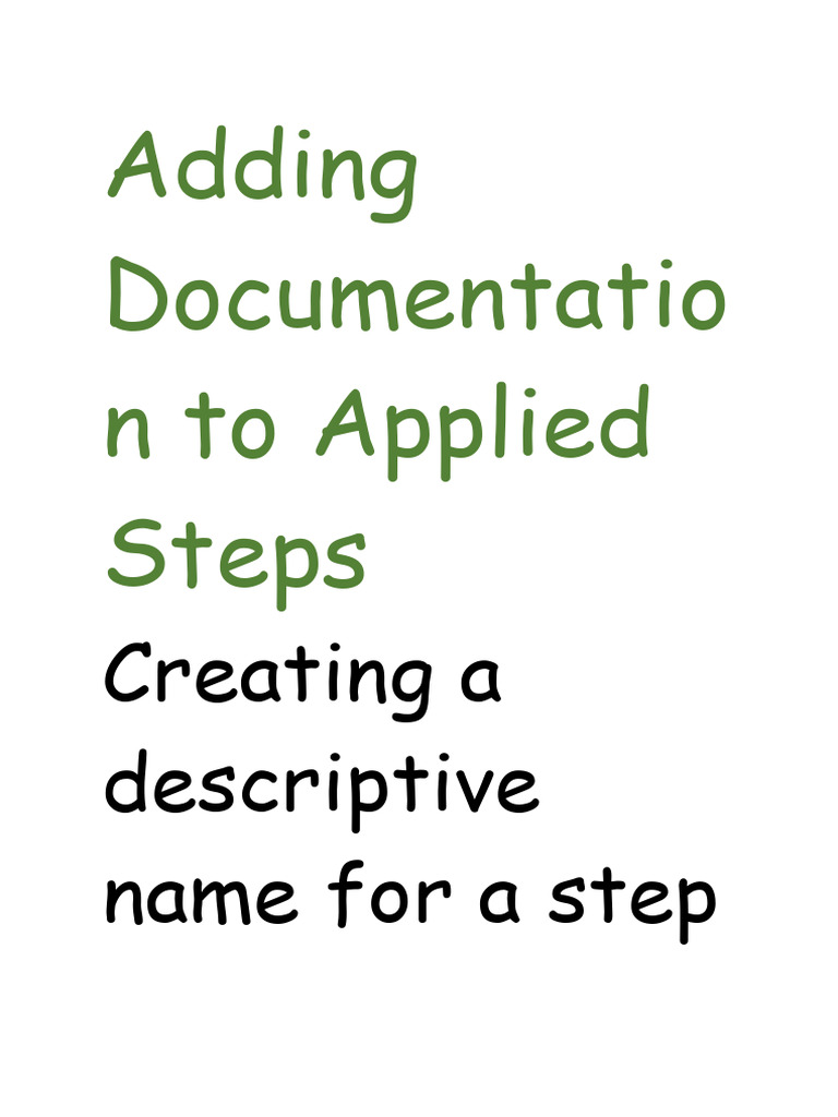 Adding Documentation | PDF