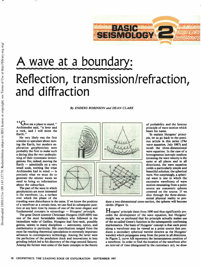 Basic 2 | PDF | Reflection (Physics) | Waves