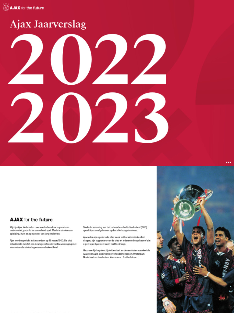 Ajax Jaarverslag 2022 2023 | PDF