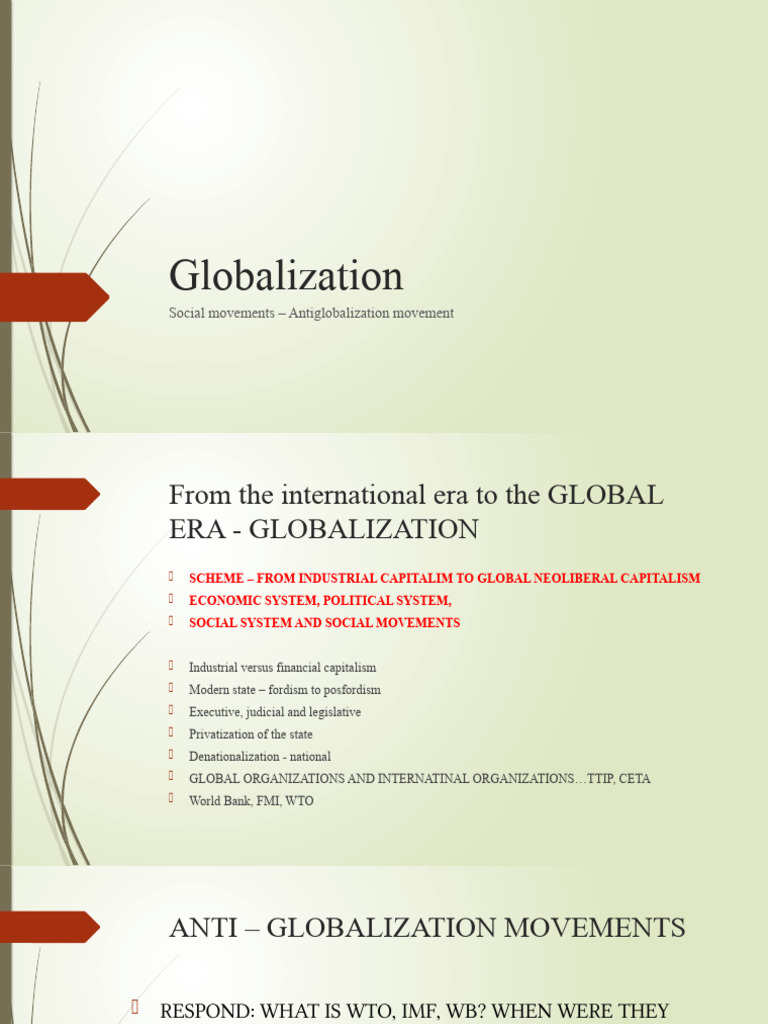 Anti-Globalization and Violence Analysis | PDF | Violence | Charisma