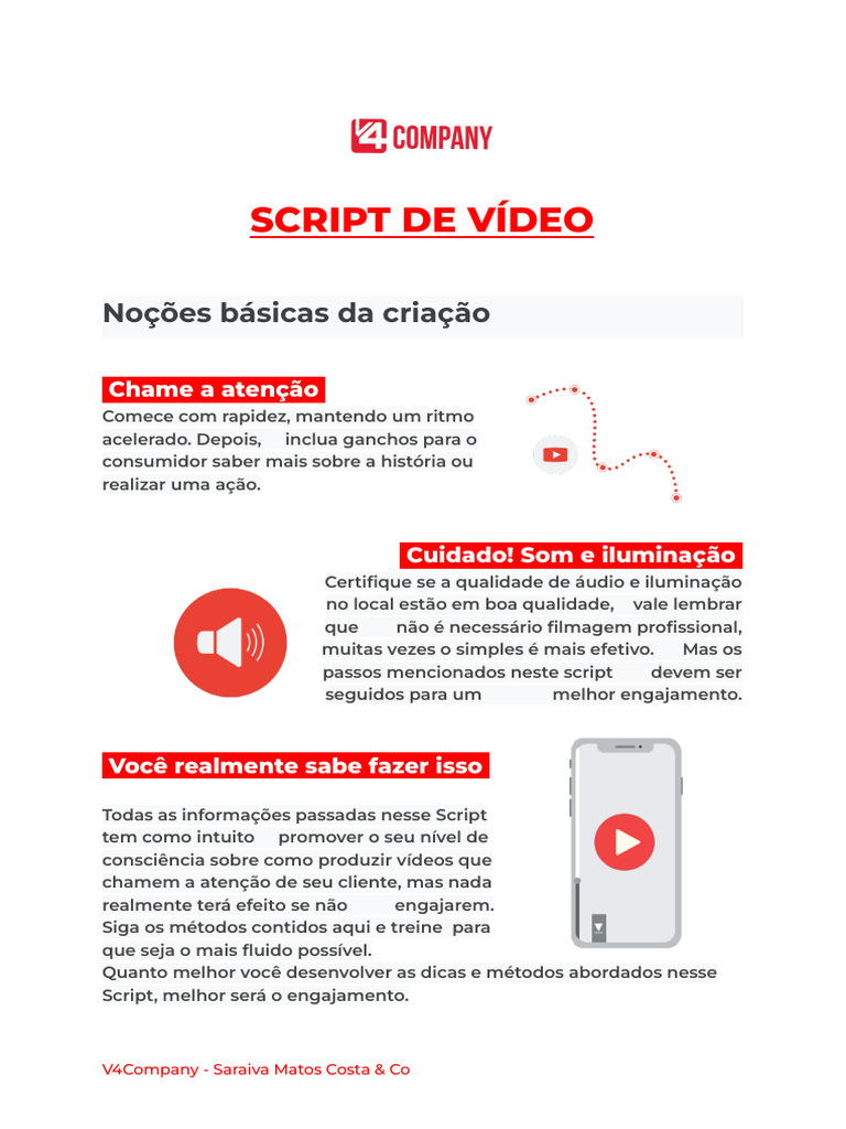 Script de Vídeo | PDF | Marca | Gestão de marcas