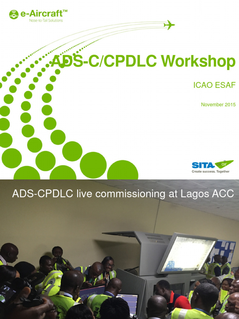 ADS CPDLC Workshop | PDF | Air Traffic Control | Aviation