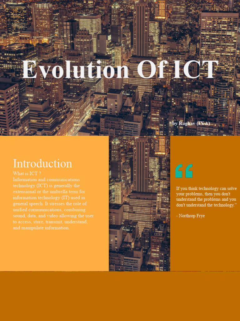Evolution of ICT - Copy | Download Free PDF | Internet Protocols | Internet