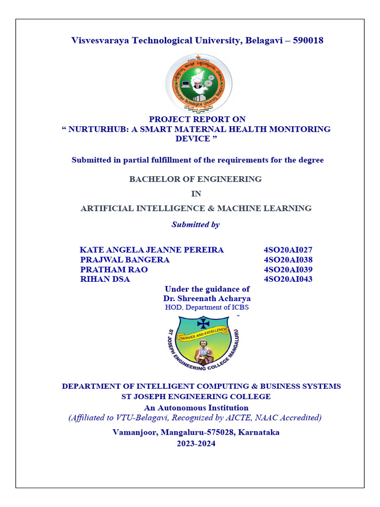 NurturHub- Final Report WITH STP | PDF | Android (Operating System) | Mobile App