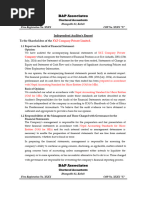 LLP Audit Report Format | PDF | Audit | Auditor's Report