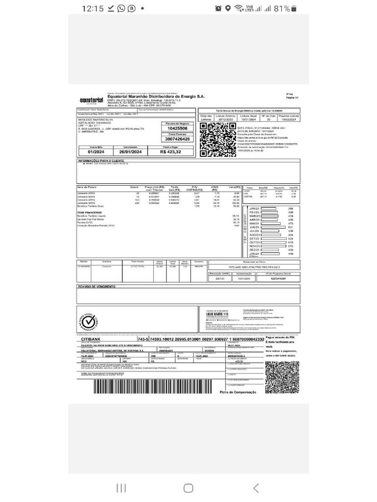 Comprovante de Resid | PDF