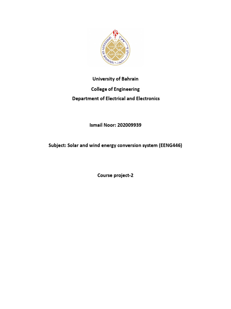 Solar Project2 Pdf Photovoltaics Photovoltaic System