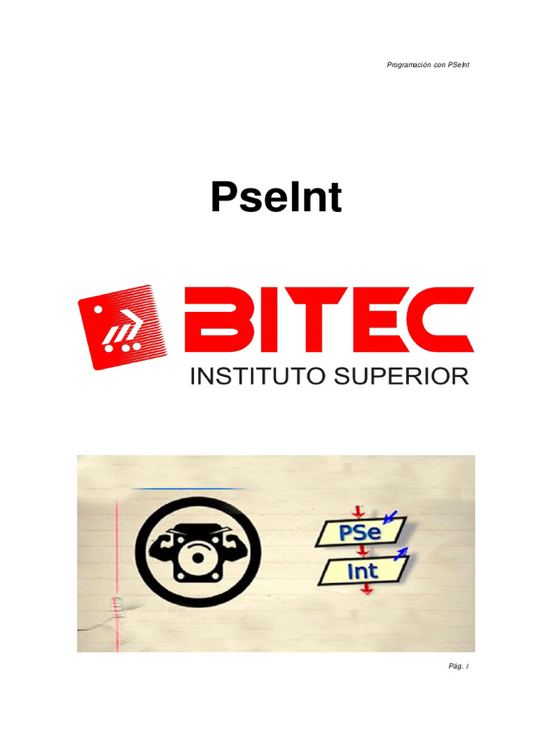 Manual PSeInt-1 | PDF | Programa de computadora | Programación