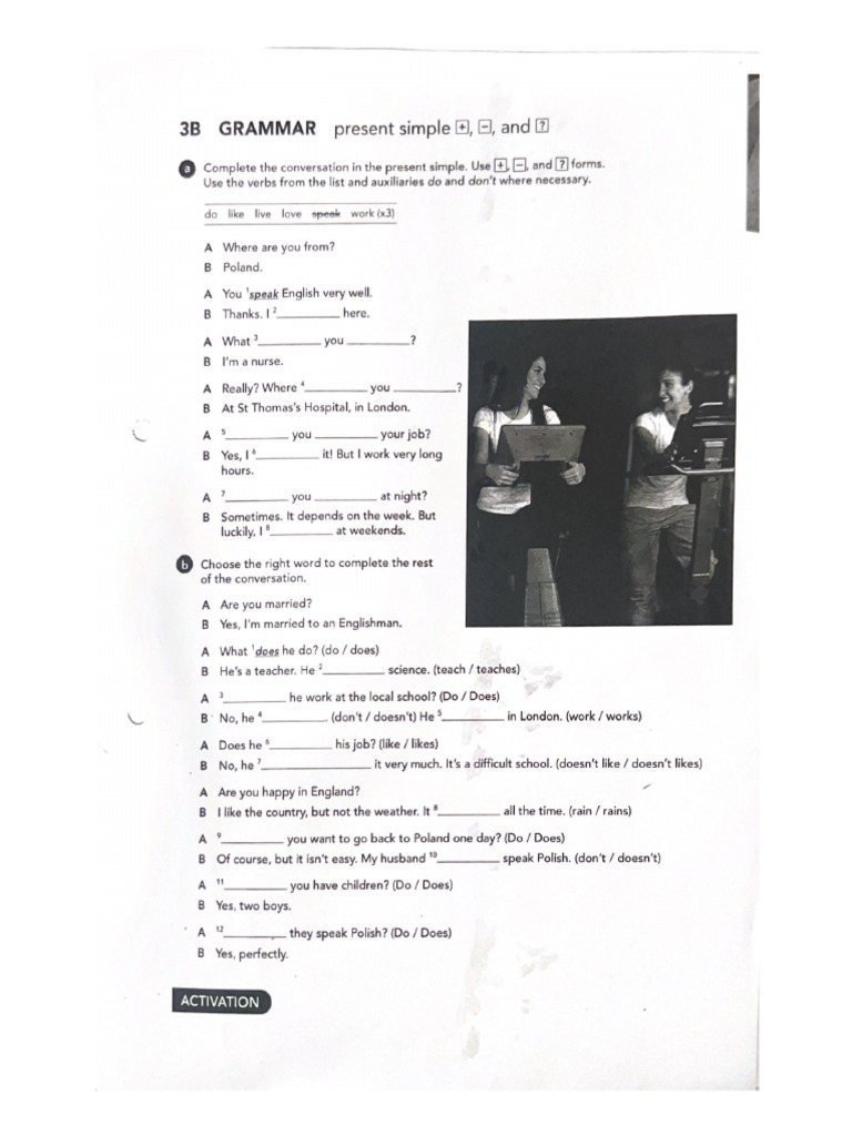 Present simple 1 | PDF