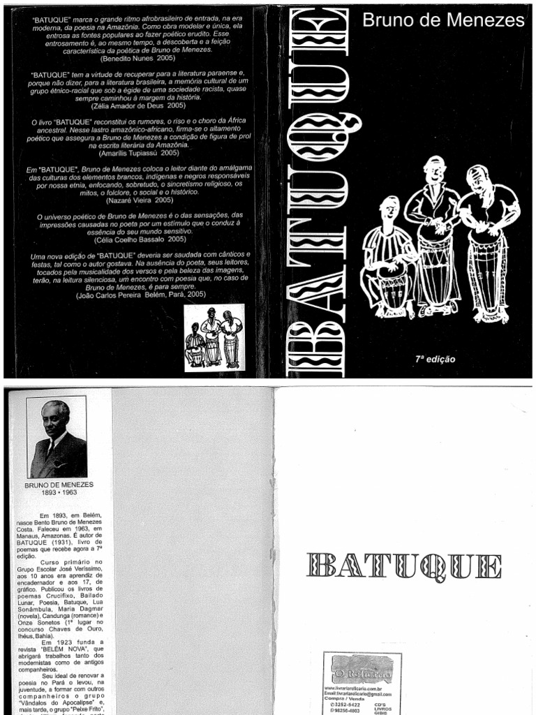 Bruno de Menezes. 1931. Batuque | PDF