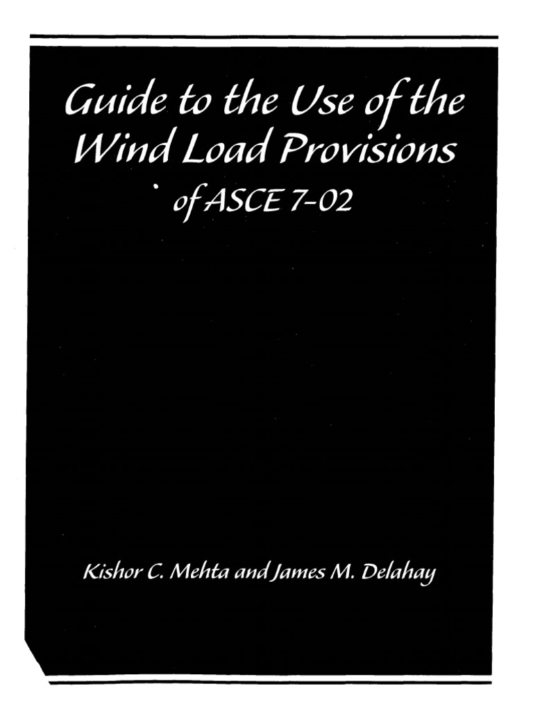 Guide To Wind Load Provisions ASCE 7-02 (Updated) | PDF