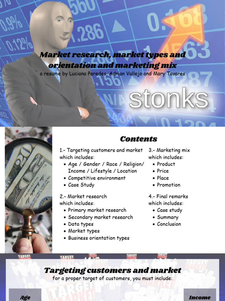 Market Research and Marketing Mix Guide | PDF | Marketing Research ...