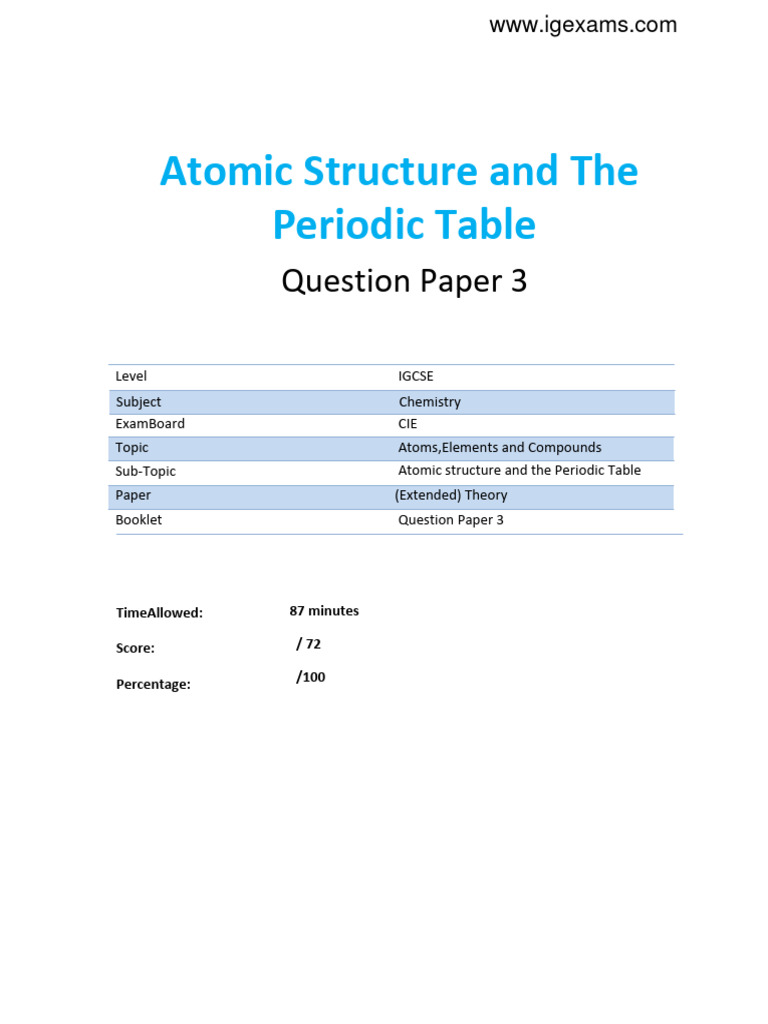 3.3__atomic_structure_and_the_periodic_table_qp_-_igcse_cie_chemistry ...