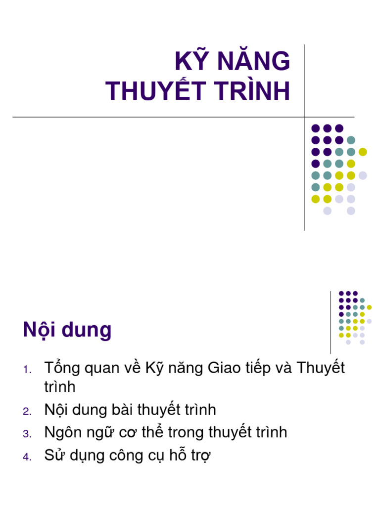 FBA - Gioi Thieu Nganh - Ky Nang Thuyet Trinh | PDF