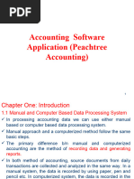Peachtree Accounting Setup Guide | PDF | Invoice | Receipt