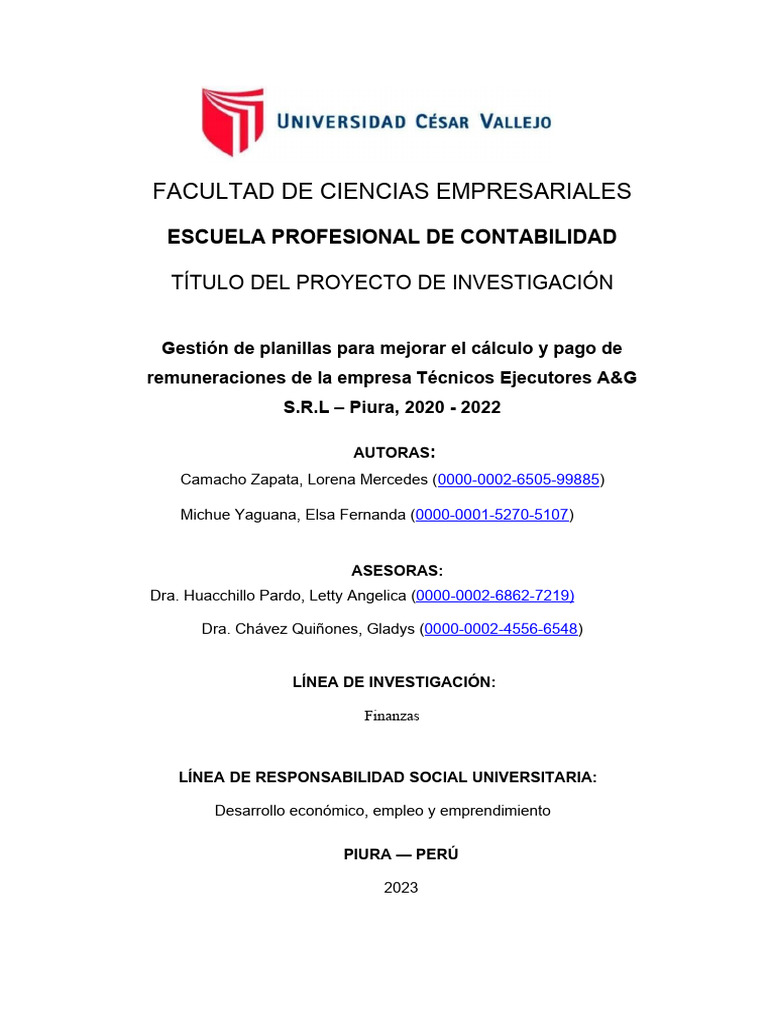 CAMACHO ZAPATA, Lorena Mercedes y MICHUE YAGUANA, Elsa Fernanda ...