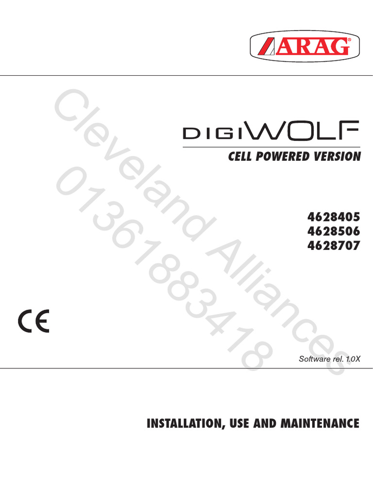 ARAG Digiwolf Fill Meter Instructions | PDF | Flow Measurement | Calibration