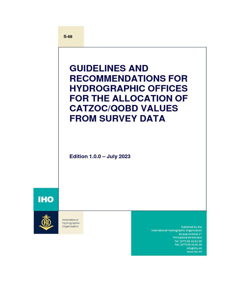 S-68 Guidelines Allocation of CATZOC Ed 1.0.0 | PDF | Earth Sciences ...