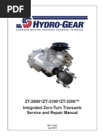 ZT 2800 ZT 3100 ZT 3400 BLN 52441 Hydro Gear Service and Repair Manual ...
