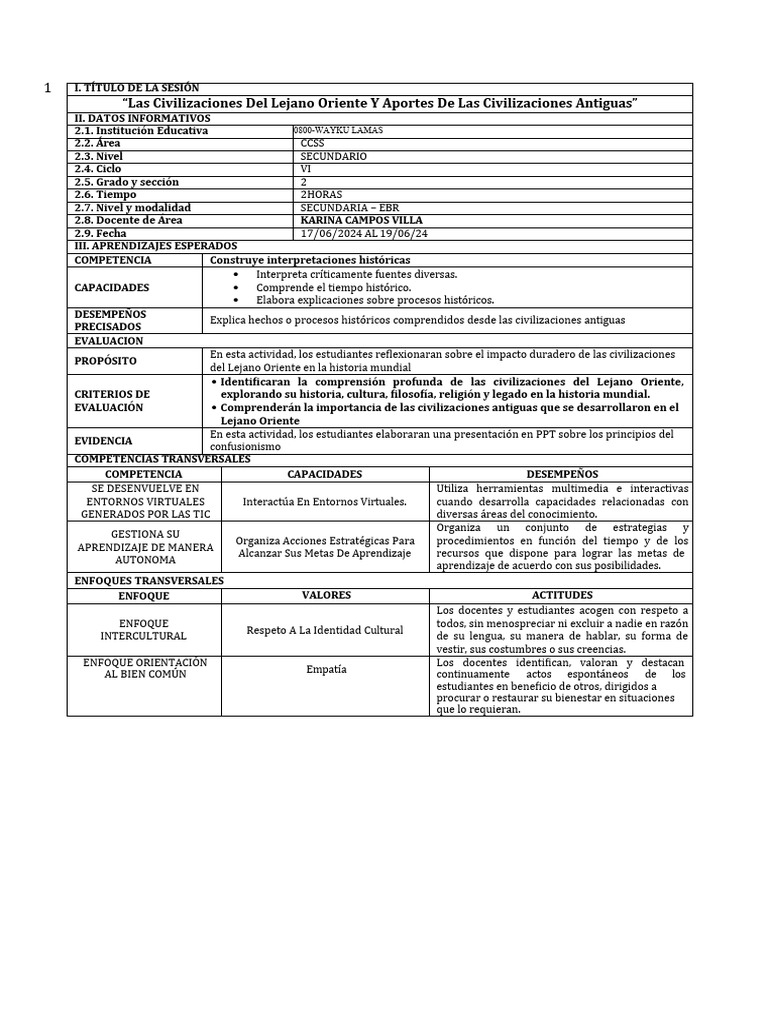 2º Sesiones Sem 5 Uni 3 - Ccss 2024 | PDF | Evaluación | Aprendizaje