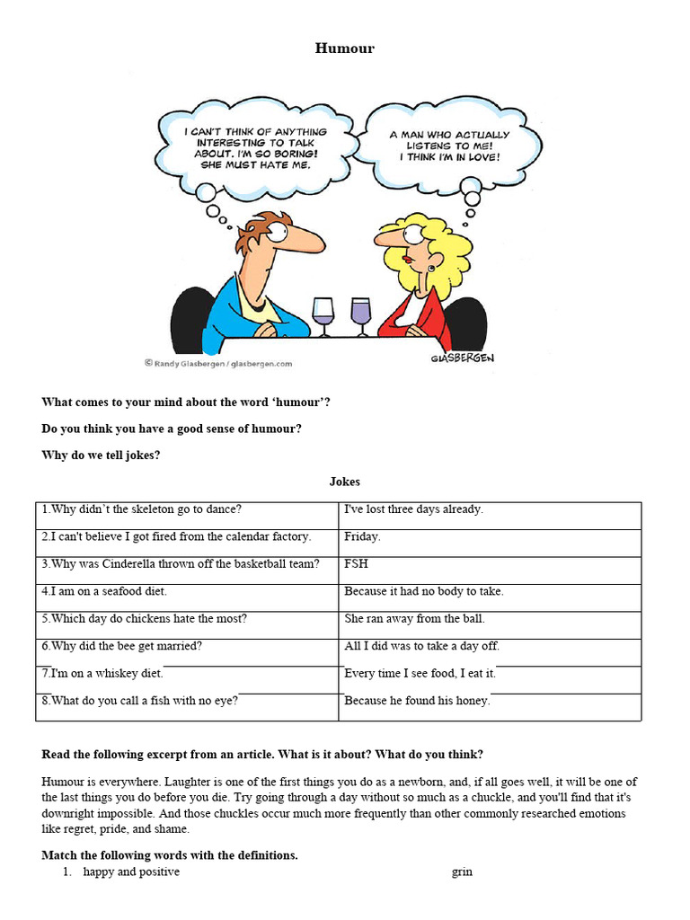 Humour 2 | PDF | Humour | Jokes