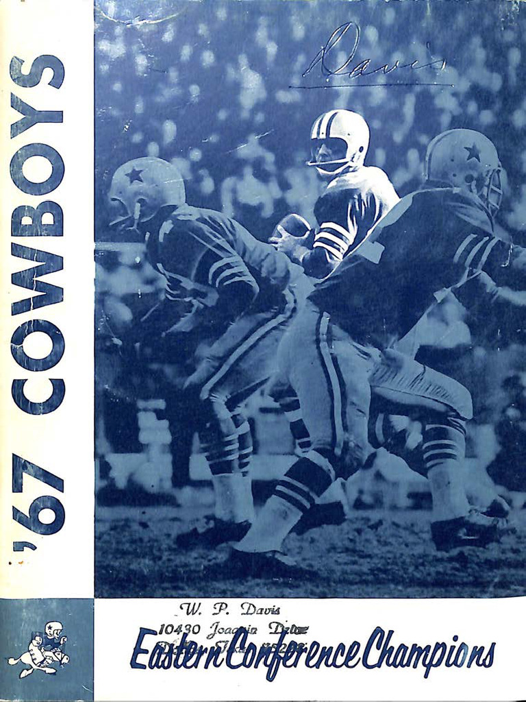 Cowboys, 1967 Media Guide (Dallas) | PDF | Dallas Cowboys | San ...