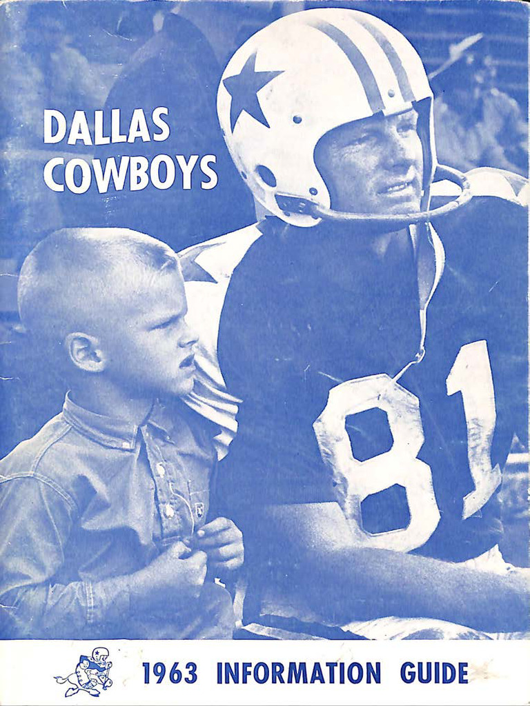 Dallas Cowboys 1963 Media Guide | PDF | Dallas Cowboys | American ...