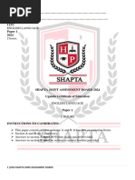 Project Work Marking Guide - Final | PDF | Learning | Creativity