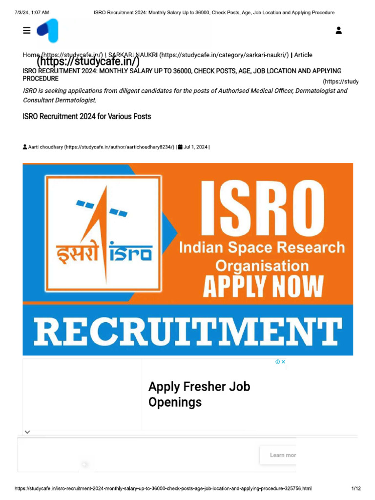 Isro | PDF