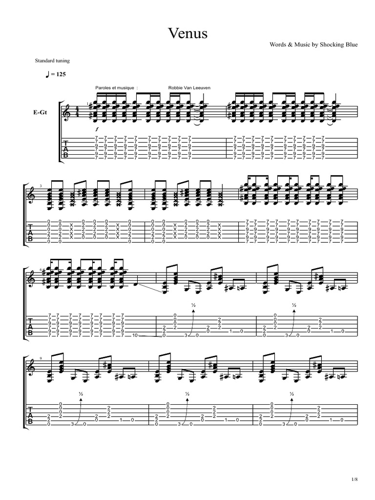 Shocking Blue - Venus | PDF | Songs Written