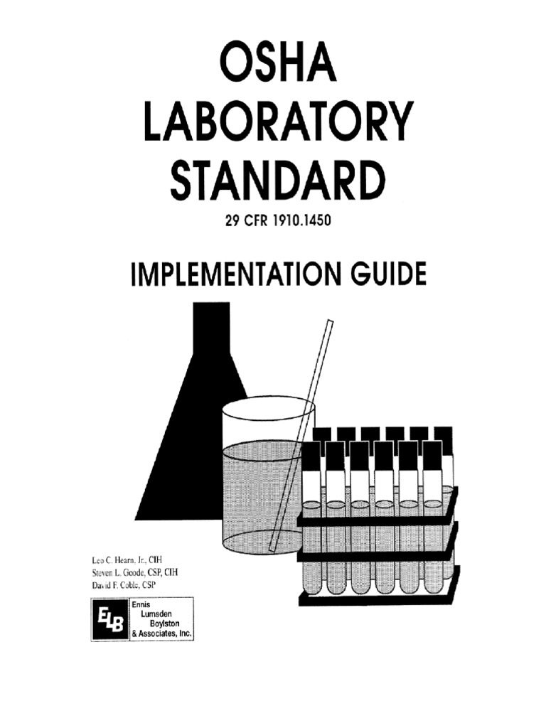 Osha Laboratory Standard - Implementation Guide | PDF | Laboratories ...