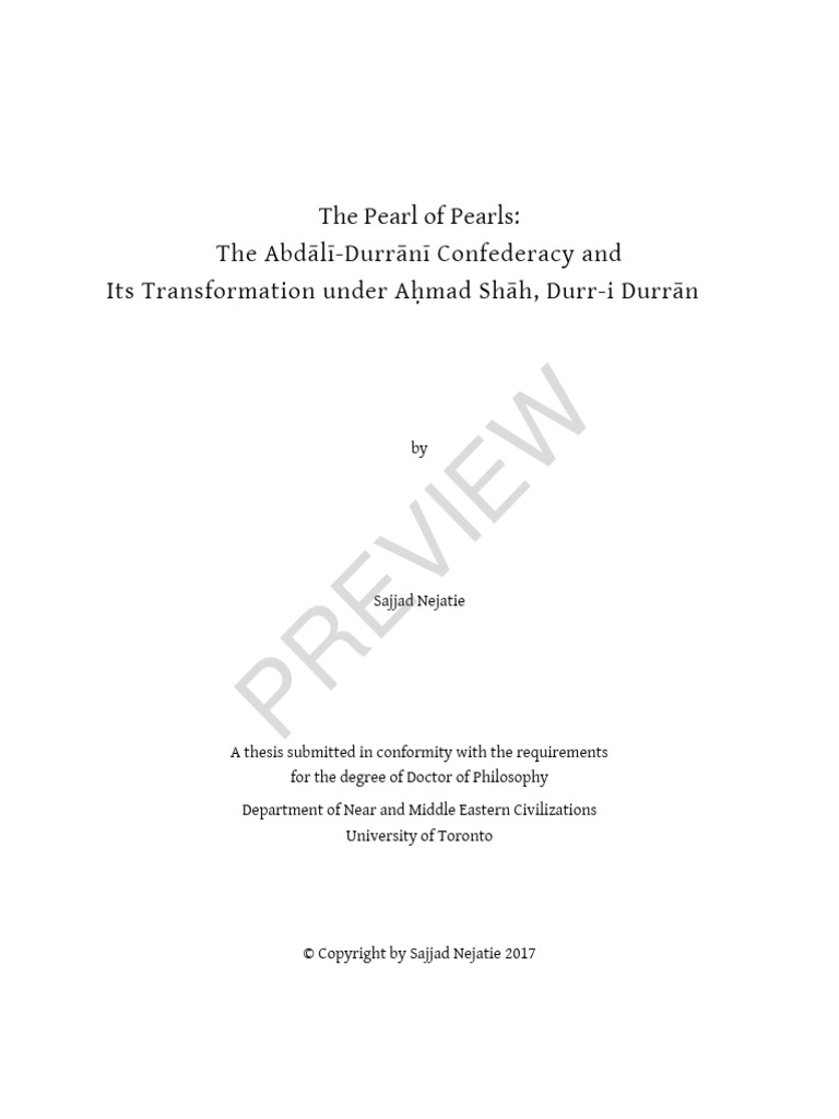 Shah Preview - of - The - Pearl - of - Pearls - The - Abdal | PDF ...