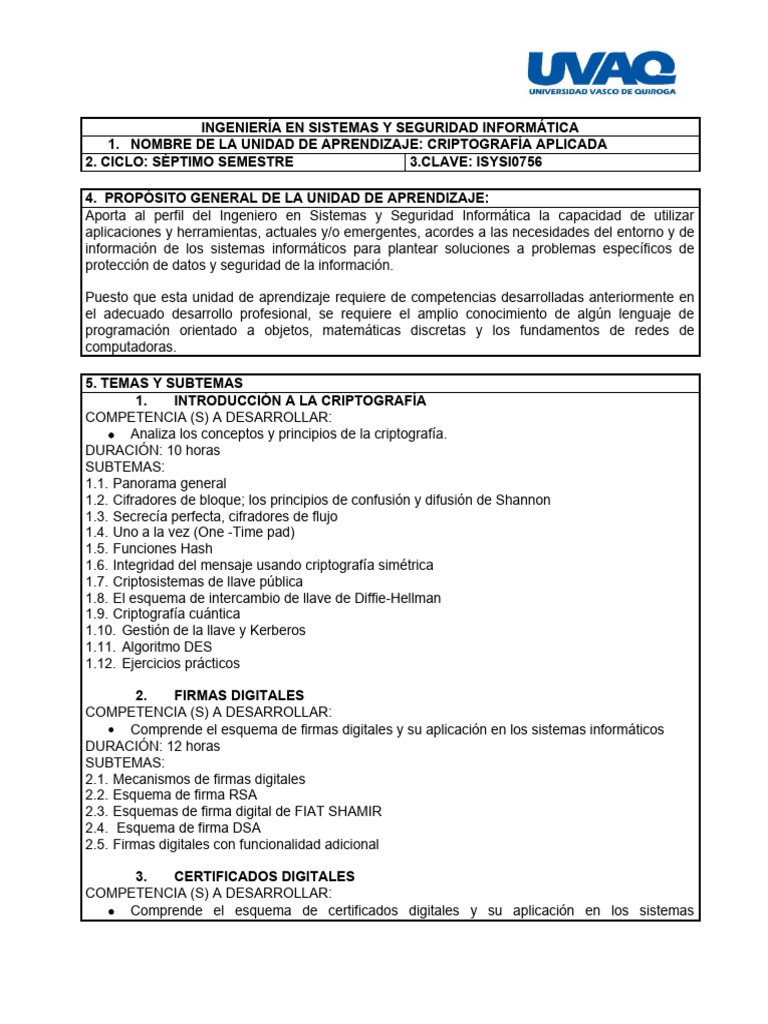 Criptografía Aplicada Pdf Criptografía Evaluación 2775