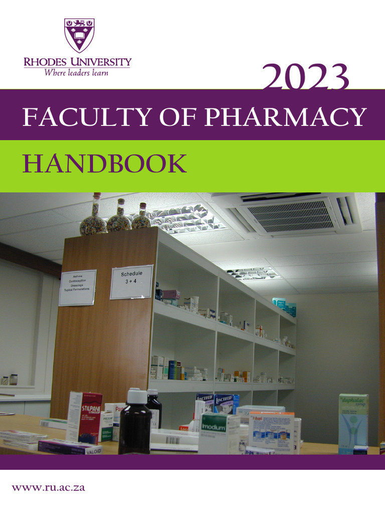 Rhodes Pharmacy Handbook 2023 | PDF | Pharmacist | Pharmacy